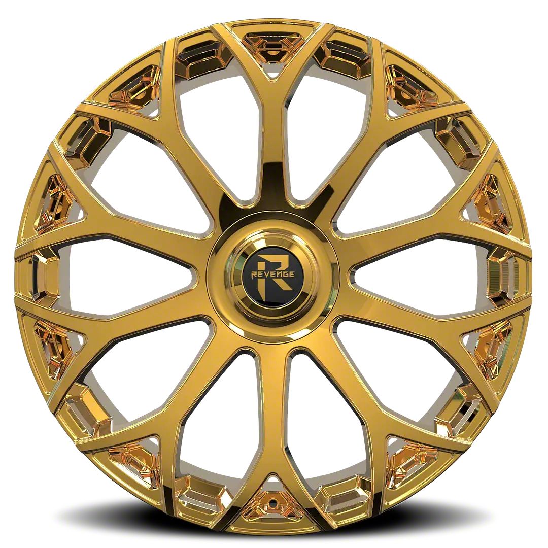 Charger RL-105 Gold Wheel; 20x9; 20mm Offset (06-10 RWD Charger) - Free ...