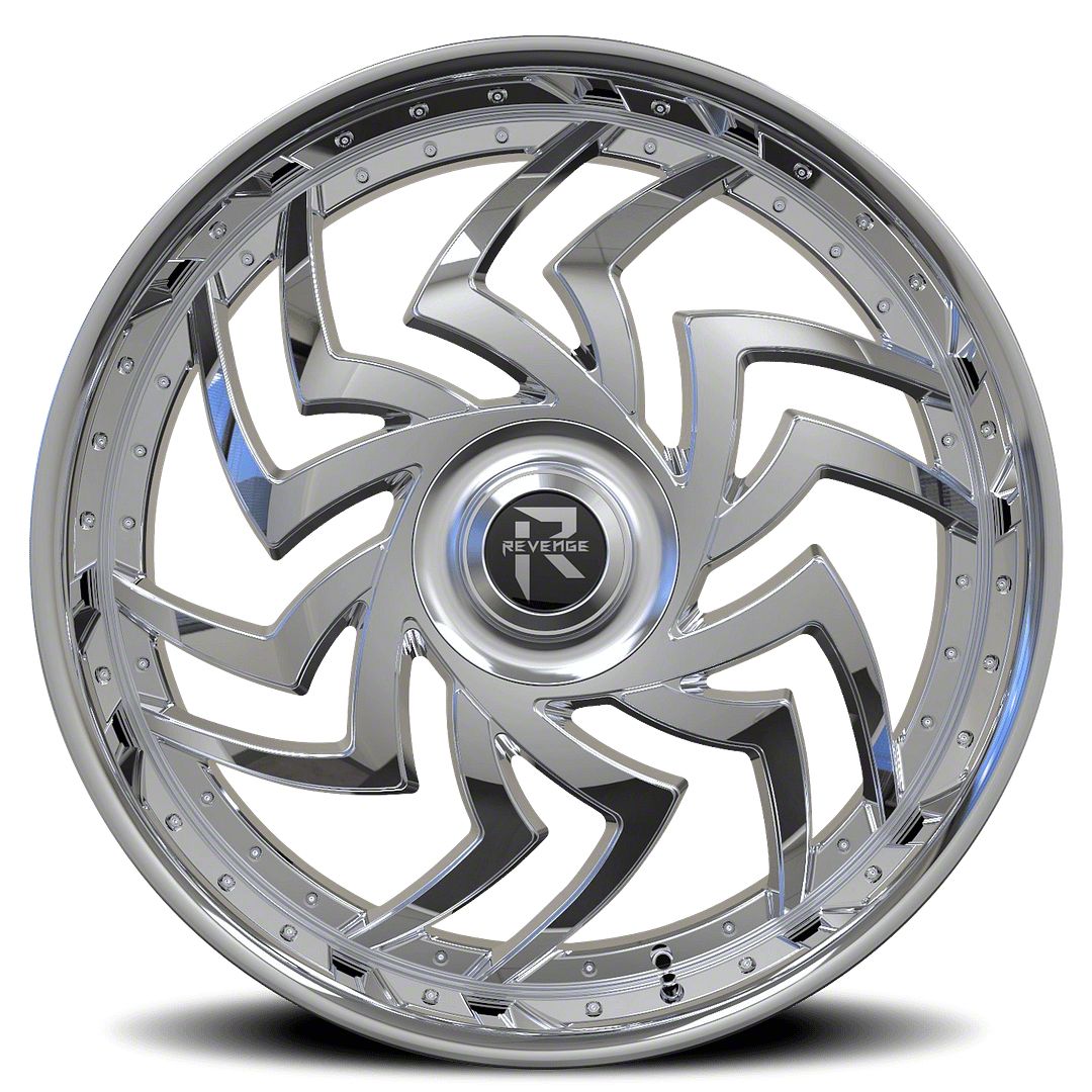 Charger RL-107 Chrome Wheel; 24x9; 15mm Offset (06-10 RWD Charger ...