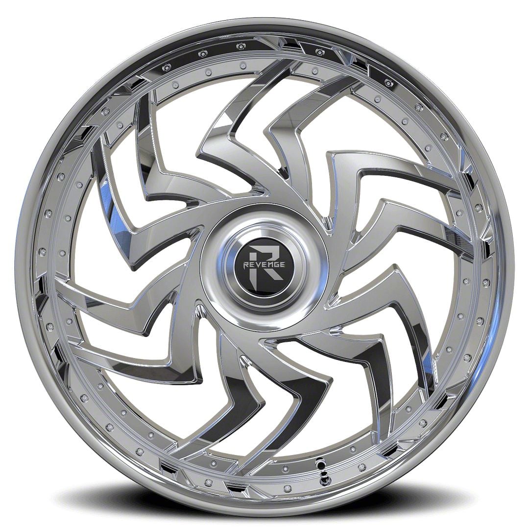 Charger RL-107 Chrome Wheel; 24x9; 15mm Offset (11-23 RWD Charger ...