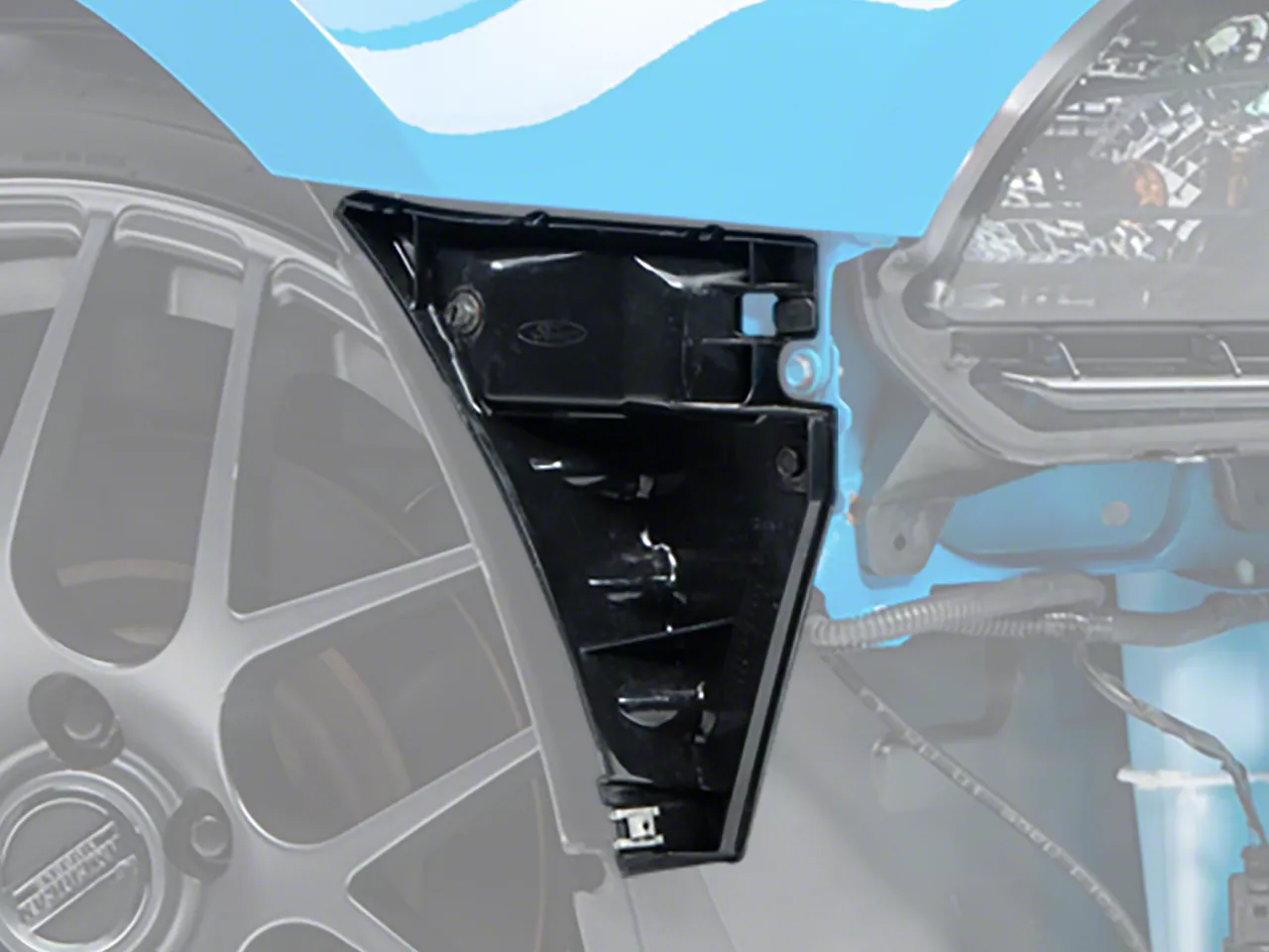 OPR Mustang Front Bumper Reinforcement Bracket; Passenger Side 100590 ...