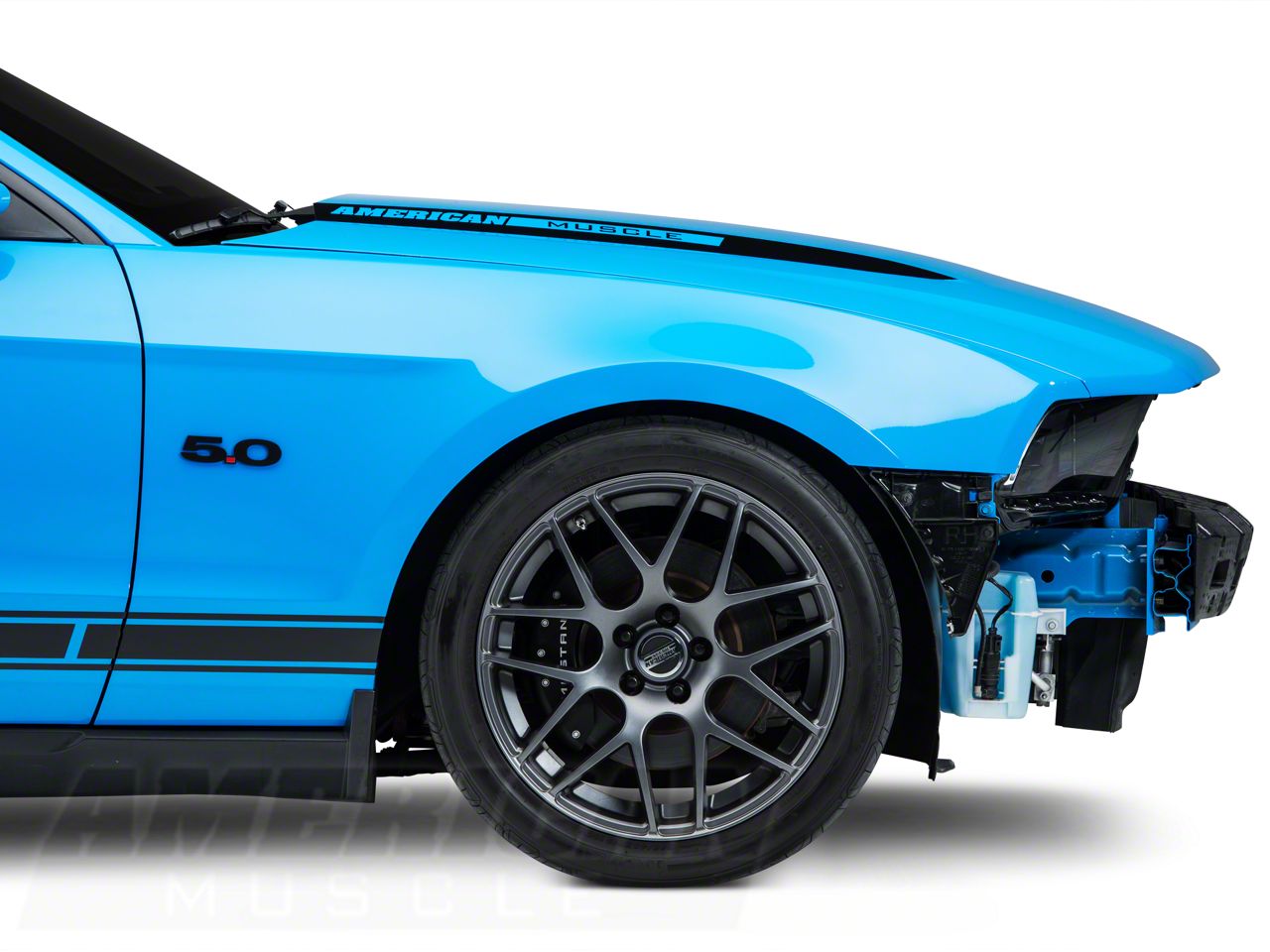 OPR Mustang Front Bumper Reinforcement Bracket; Passenger Side 100590 ...