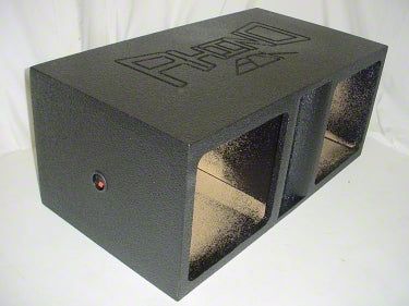 Camaro Dual 10-Inch Trunk Subwoofer Box; Poly Coated (13-24 Camaro ...