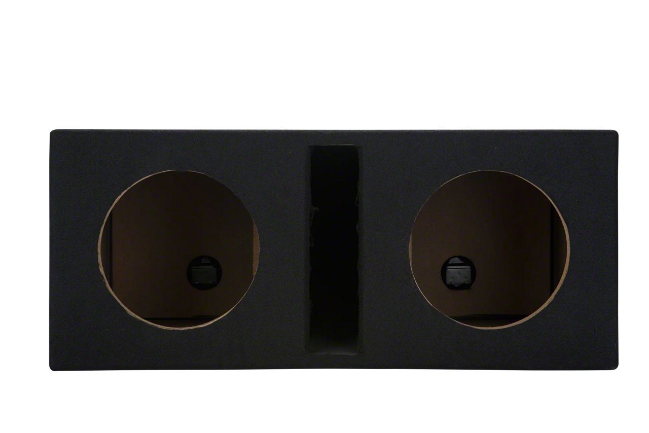 Camaro Dual 8-Inch Slot Ported Subwoofer Box; Carpeted (Universal; Some ...