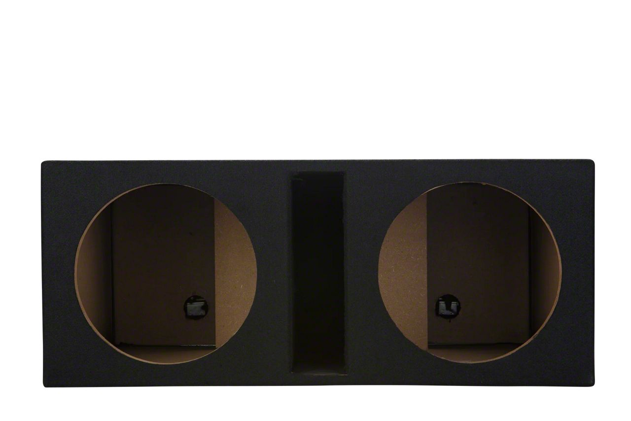 Challenger Dual 12-Inch Slot Ported Subwoofer Box; Carpeted (Universal ...