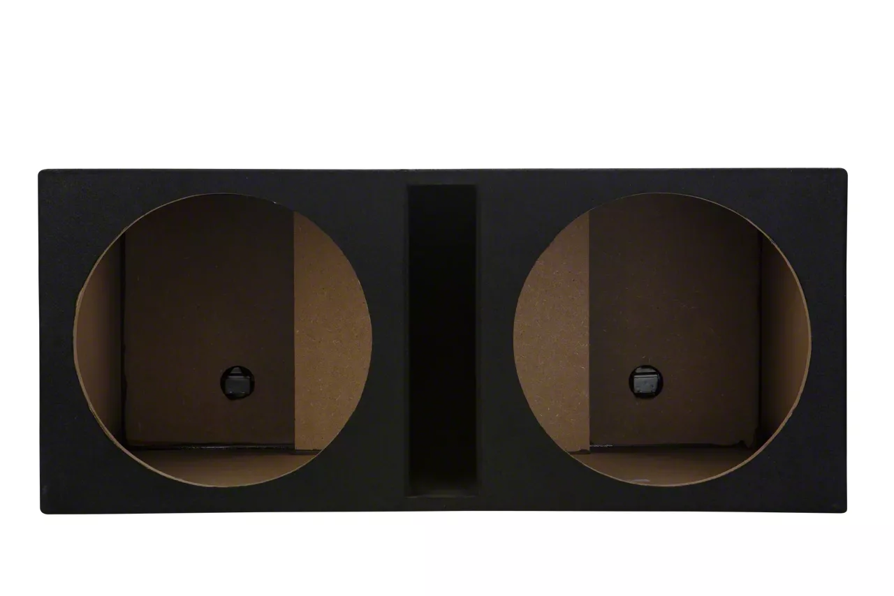 Rhino Box Challenger Dual 15-Inch Slot Ported Subwoofer Box; Carpeted ...