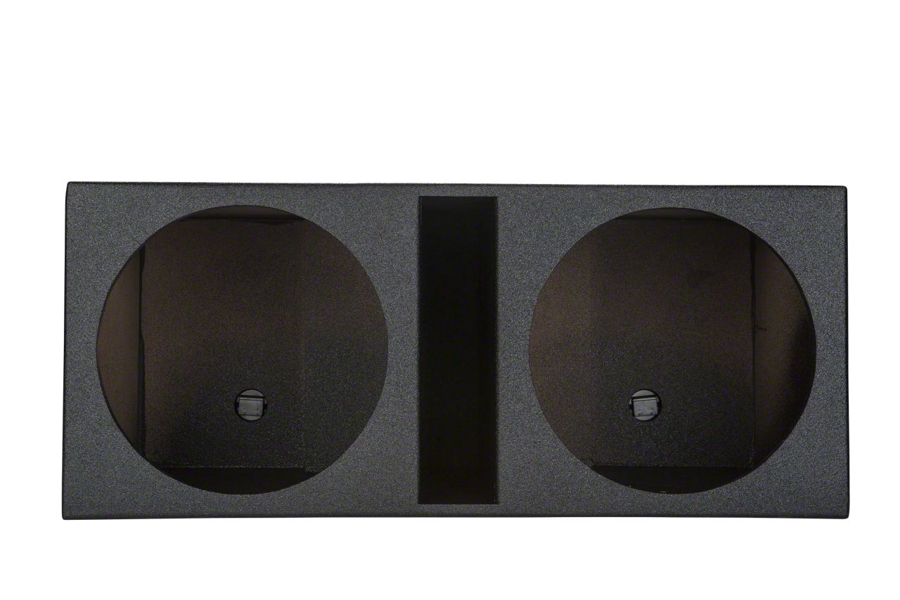 Charger Dual 15-Inch Slot Ported Subwoofer Box; Poly Coated (Universal ...