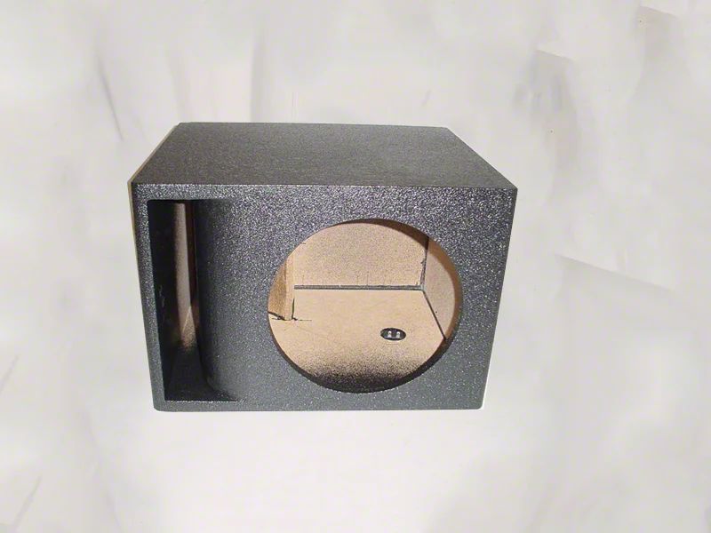 Charger Single 10-Inch Horn Ported Subwoofer Box; Poly Coated ...