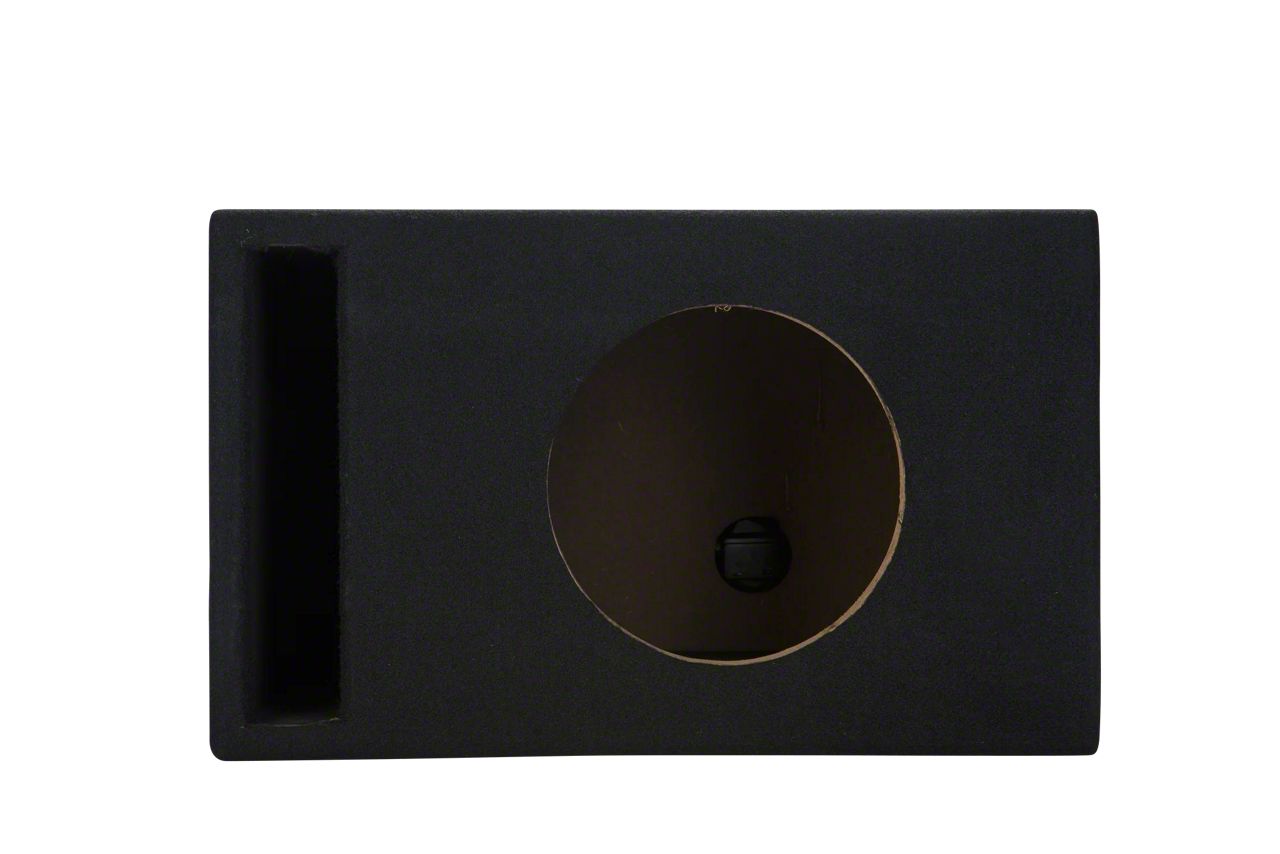 Corvette Single 8-Inch Slot Ported Subwoofer Box; Carpeted (Universal ...