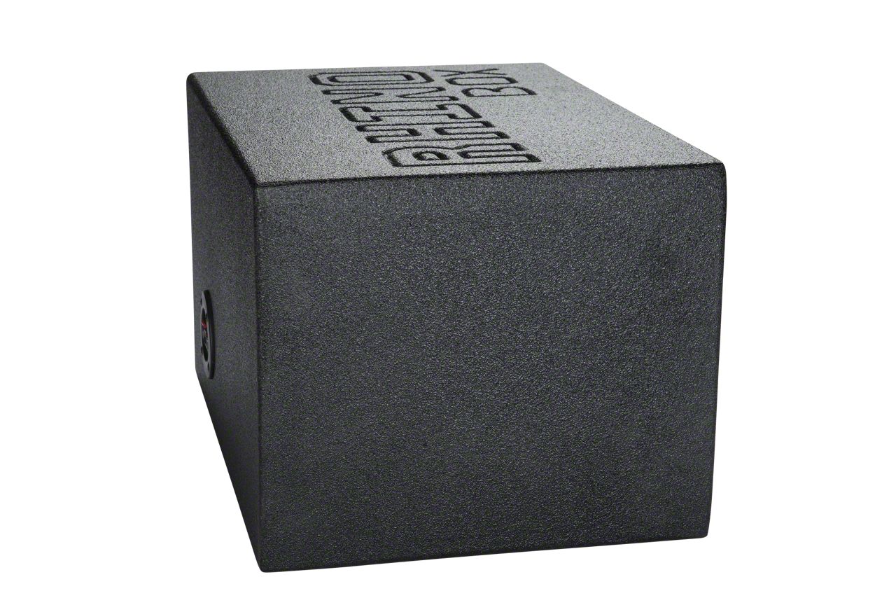 Corvette Single 8-Inch Slot Ported Subwoofer Box; Poly Coated ...