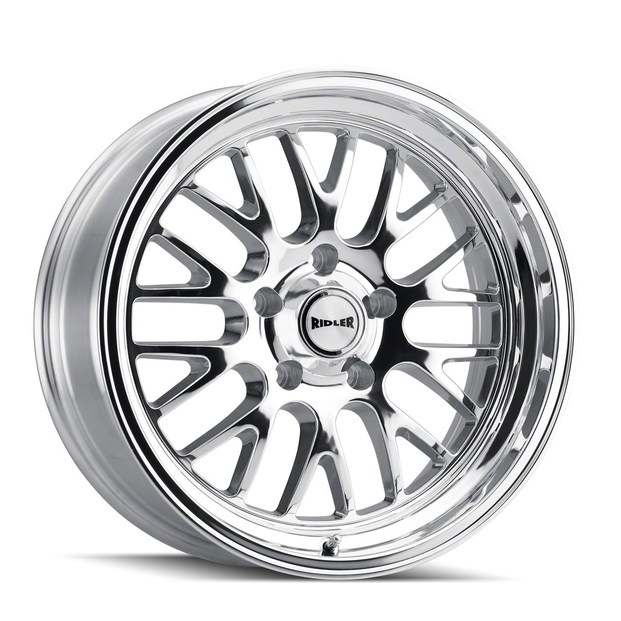 Ridler Mustang 607 Polished Wheel; 18x9.5; 6mm Offset 607-8965P (10-14 ...