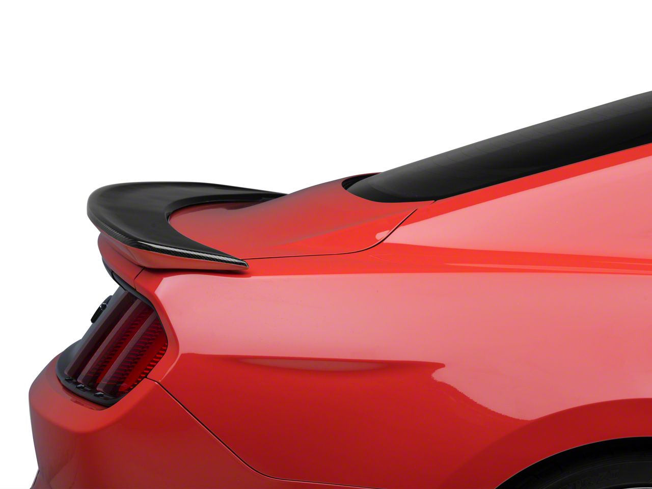 Mustang Rear Spoiler; Carbon Fiber (15-23 Mustang Fastback) - Free Shipping