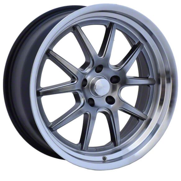Rocket Racing Wheels Mustang Attack Hyper Shot Silver Machined Wheel ...