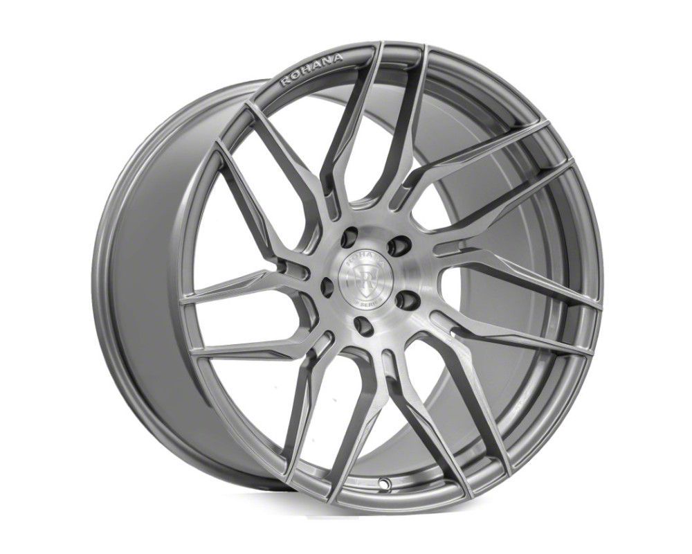 Rohana Wheels Challenger RFX7 Titanium Wheel; Rear Only; Right ...