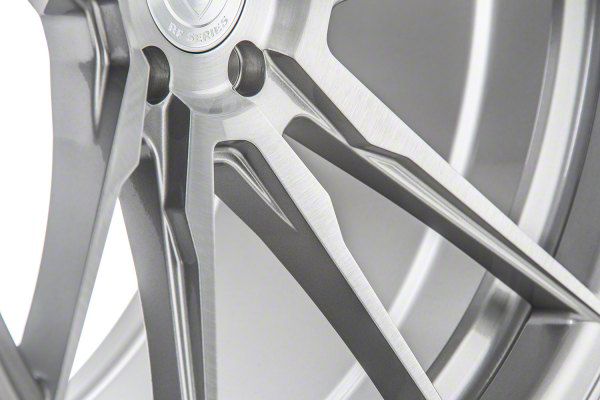 Rohana Wheels Corvette RFX2 Brushed Titanium Wheel; Front Only; 19x9.5 ...