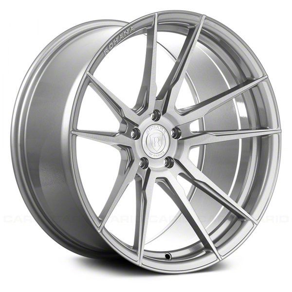 Rohana Wheels Corvette RFX2 Brushed Titanium Wheel; Rear Only; 20x12 ...