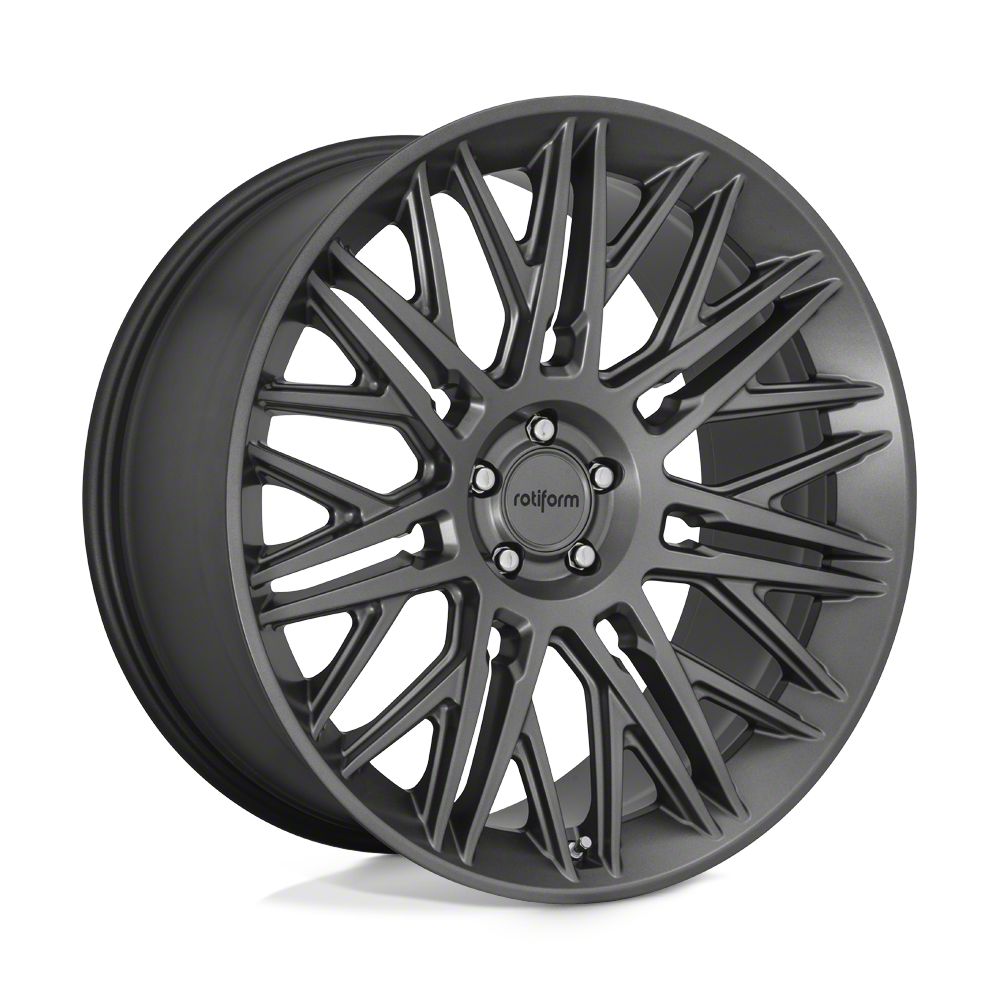 Rotiform Camaro JDR Matte Anthracite Wheel; 22x10; 30mm Offset ...