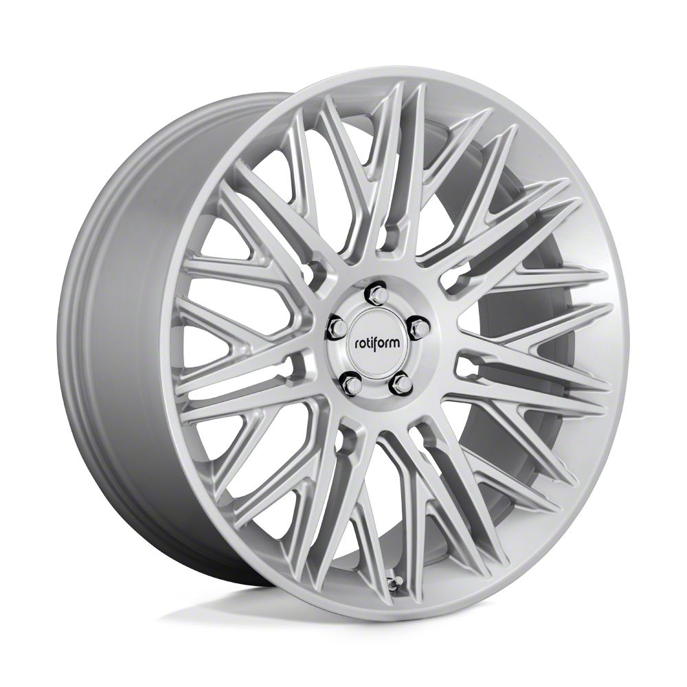Rotiform Camaro JDR Matte Silver Wheel; 22x10; 30mm Offset R162220021 ...