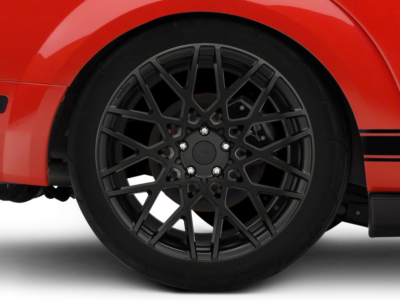 Rotiform Mustang BLQ Matte Black Wheel; 20x8.5; 35mm Offset R112208565 ...