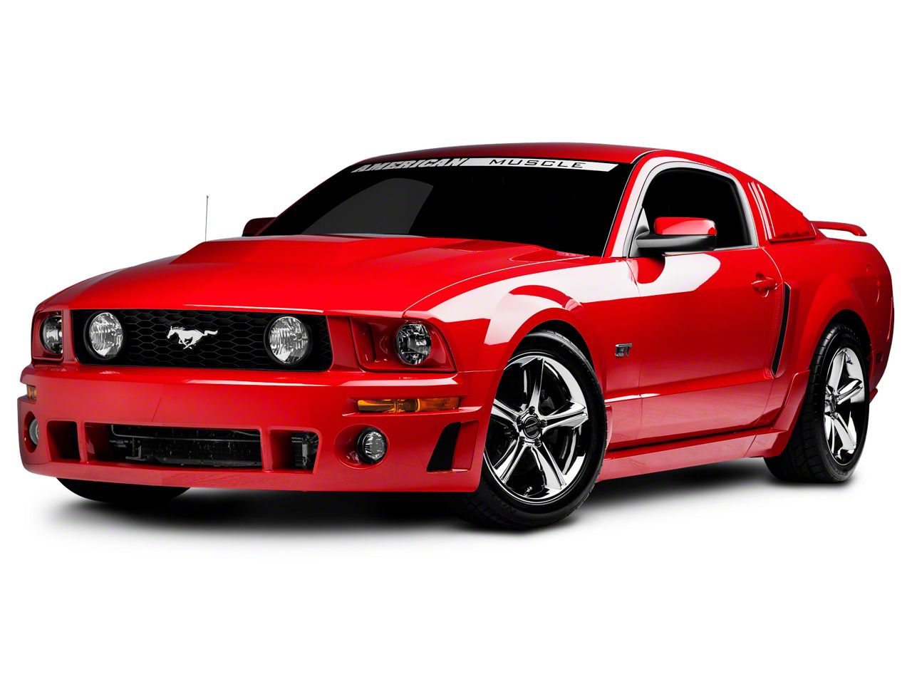 Roush Mustang Front Fascia; Unpainted 401422 (05-09 Mustang GT, V6 ...