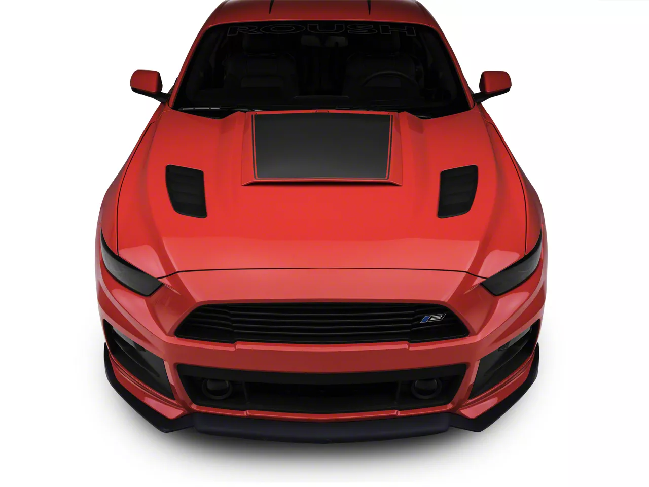 Roush Mustang Heat Extractors; Molded Black 421869 (15-17 Mustang GT ...