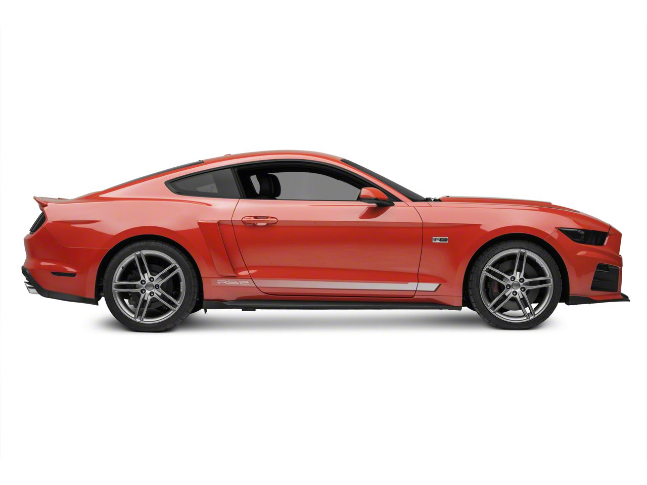 Roush Mustang Quarter Panel Side Scoops; Unpainted 421870 (15-23 ...