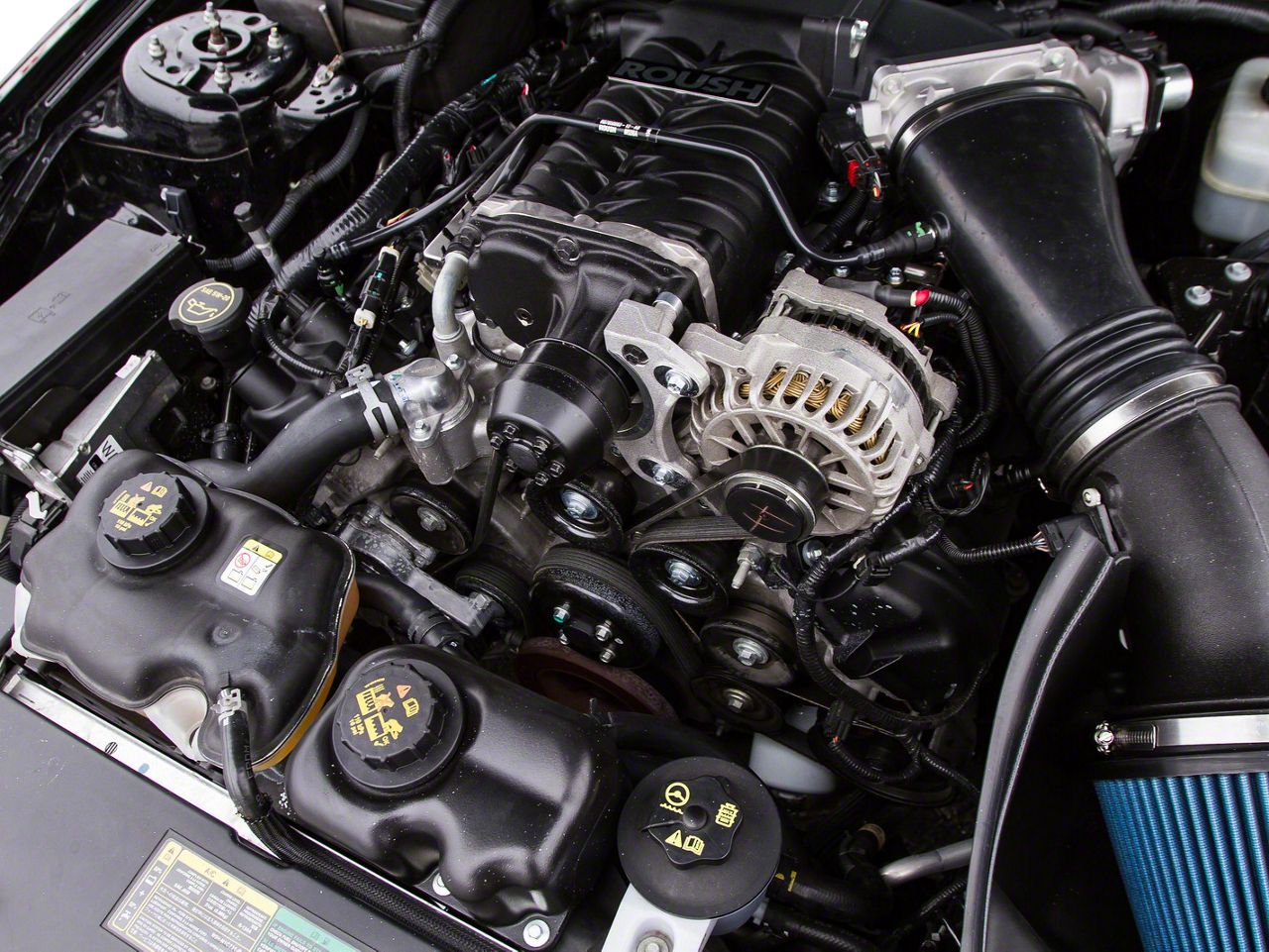 Roush Mustang R2300 550 HP Supercharger Kit - Phase 2 421100 (05-09 GT ...