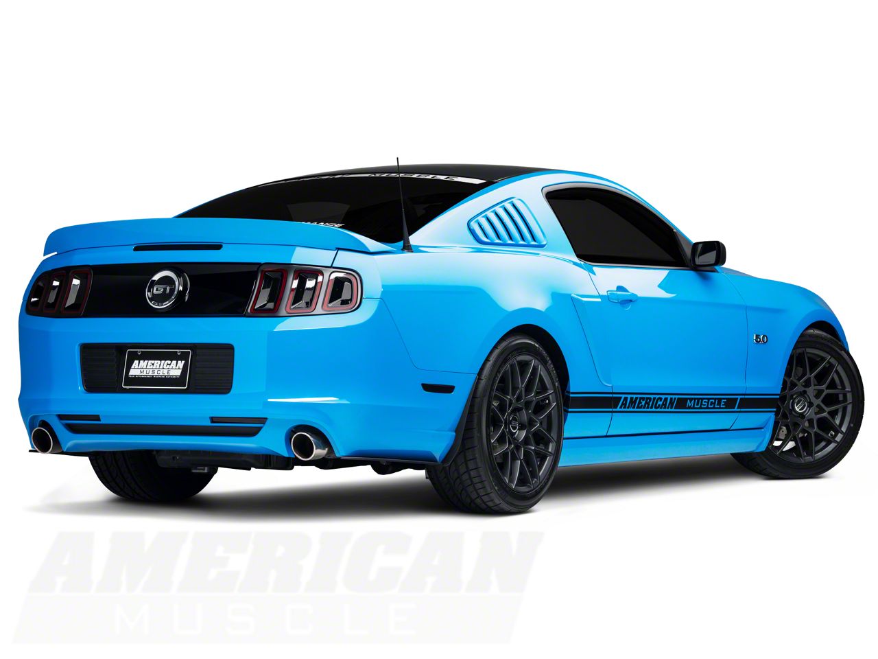 Roush Mustang Rear Side Splitters 421405 (13-14 Mustang) - Free Shipping