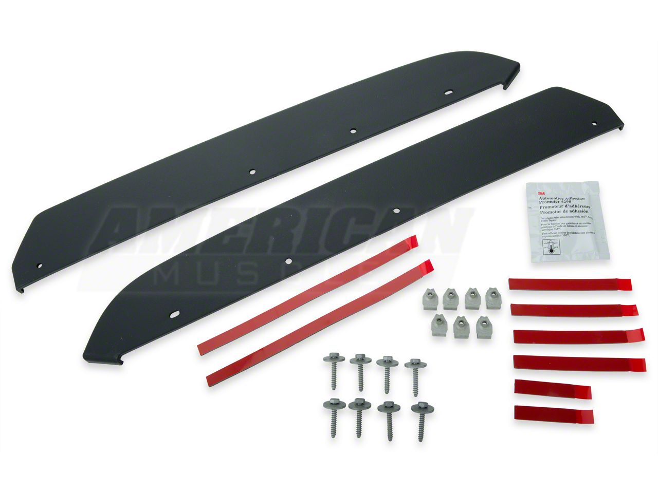 Roush Mustang Rear Side Splitters 421405 (13-14 Mustang) - Free Shipping