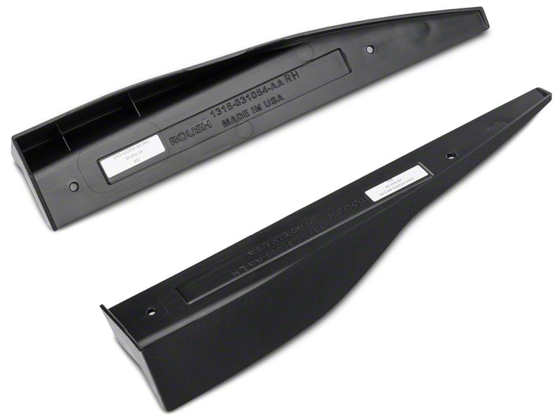 Roush Mustang Rocker Winglets; Unpainted 421882 (15-23 Mustang) - Free ...