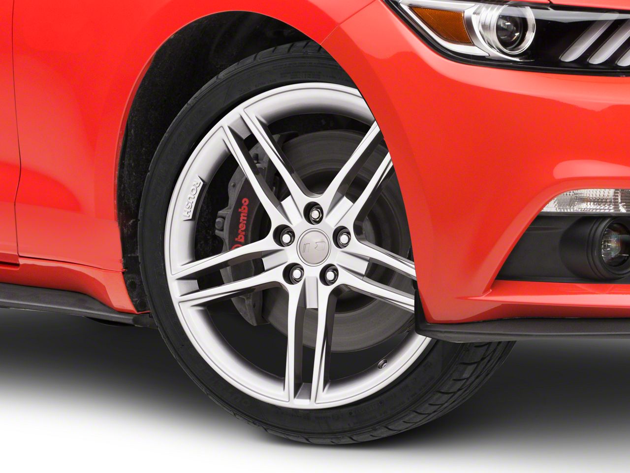 Roush Mustang Split 5-Spoke Quicksilver Wheel; 20x9.5; 45mm Offset ...