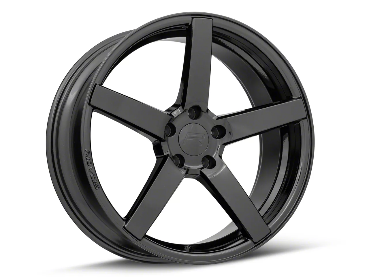 Rovos Wheels Mustang Durban Gloss Black Wheel; Rear Only; 20x10 SC068 ...