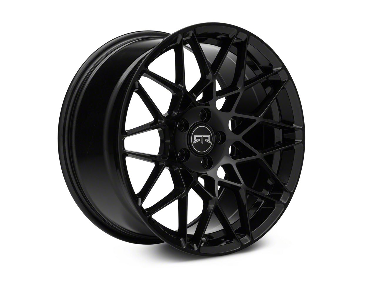 RTR Mustang Tech Mesh Gloss Black Wheel; 20x9.5; 33mm Offset 850GB ...