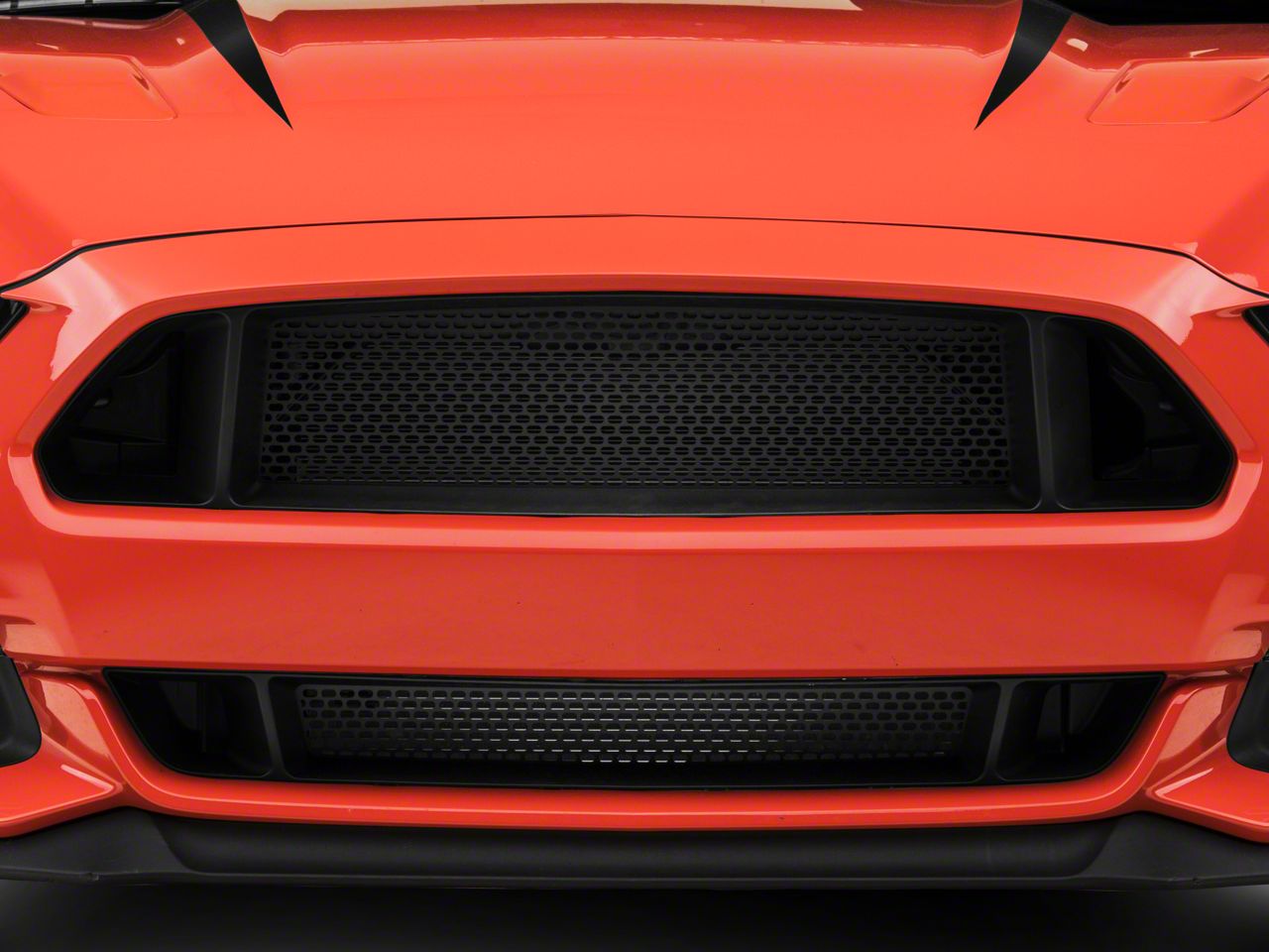 RTR Mustang Grille; Black 389943 (15-17 Mustang GT, EcoBoost, V6 ...