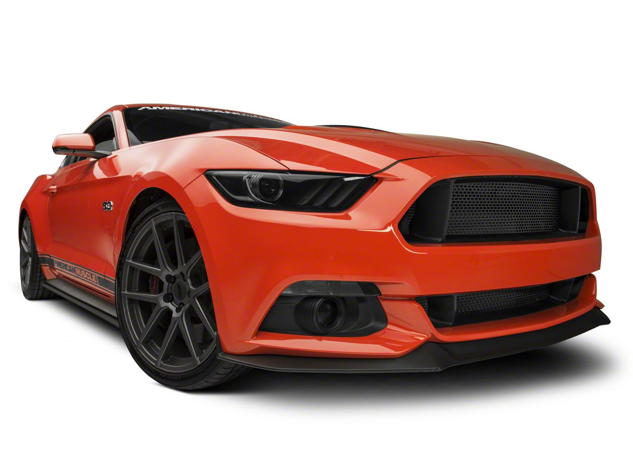 RTR Mustang Grille; Black 389943 (15-17 Mustang GT, EcoBoost, V6 ...