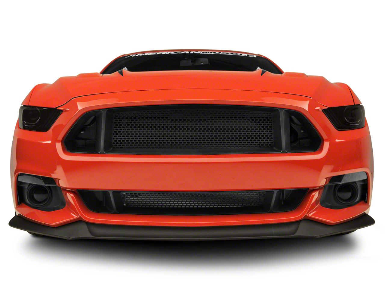 RTR Mustang Grille; Black 389943 (15-17 Mustang GT, EcoBoost, V6 ...