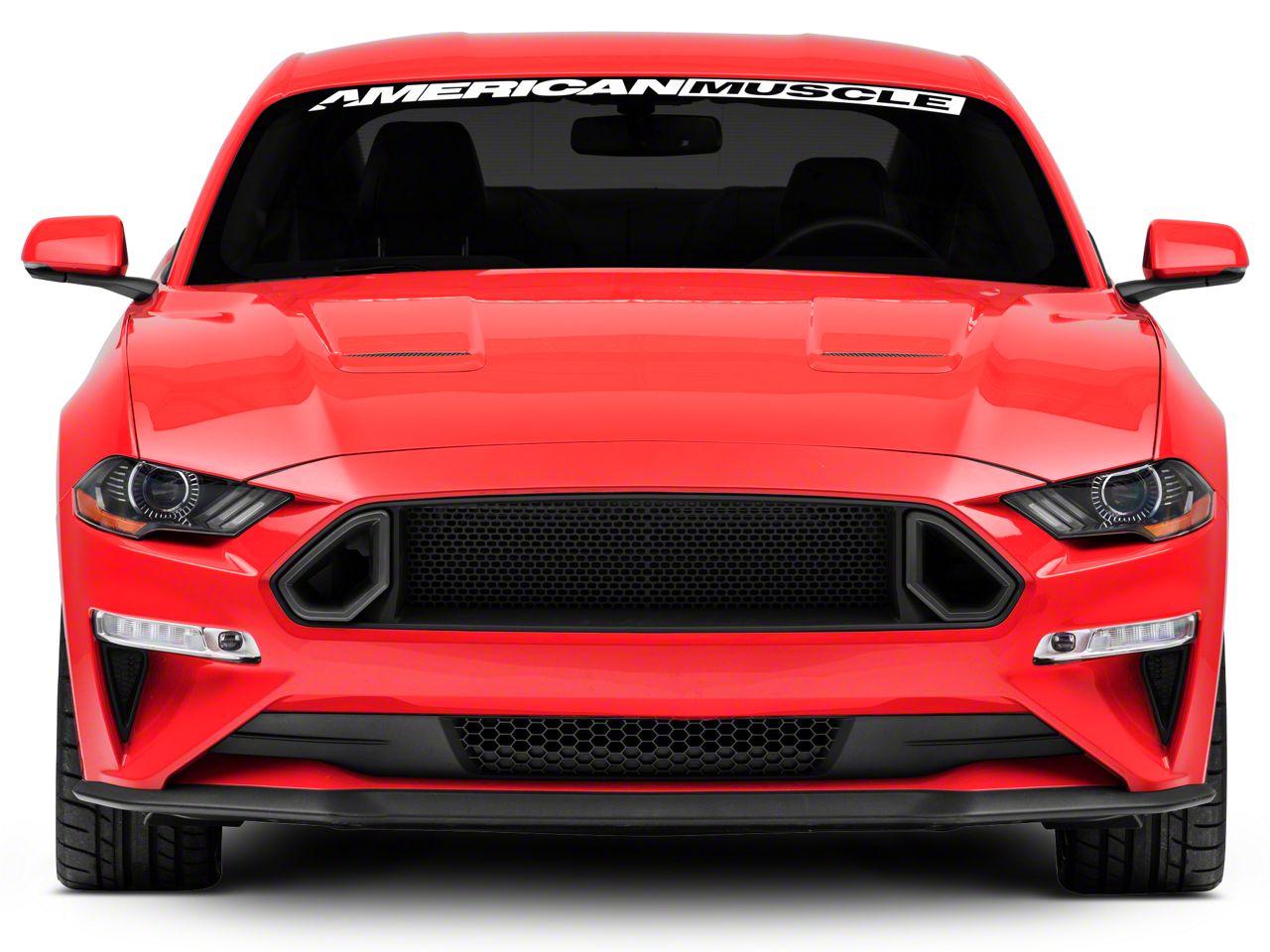 RTR Mustang Grille; Black 403286 (18-23 Mustang GT, EcoBoost) - Free ...