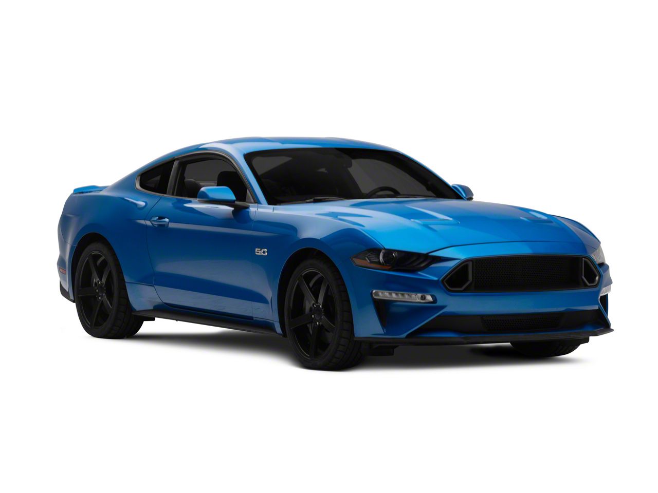 RTR Mustang Grille with LED Accent Vent Lights 403287 (18-23 Mustang GT ...