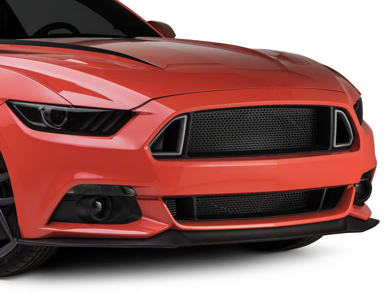 RTR Mustang Grille with LED Accent Vent Lights 389944 (15-17 Mustang GT ...