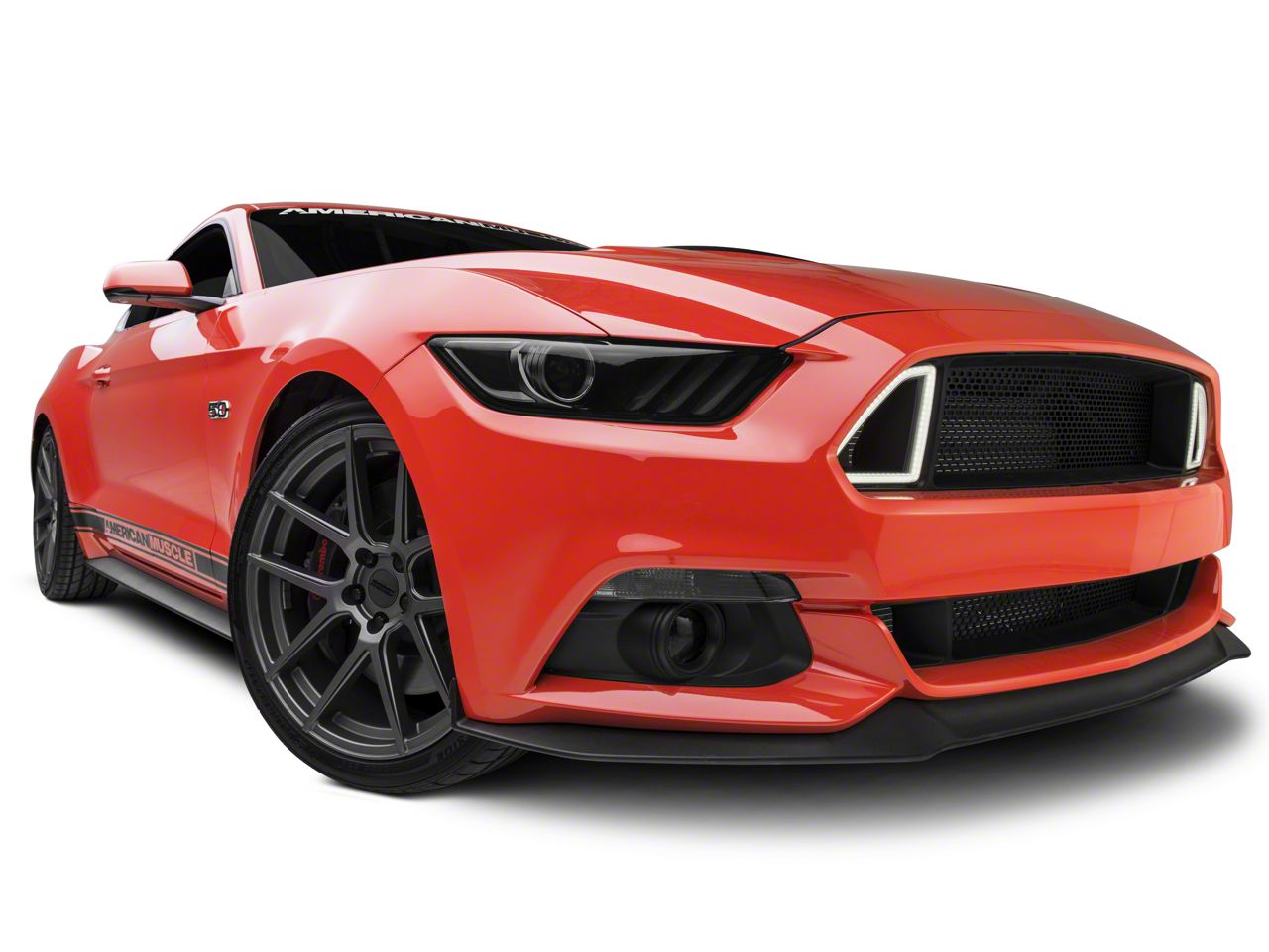 RTR Mustang Grille with LED Accent Vent Lights 389944 (15-17 Mustang GT ...