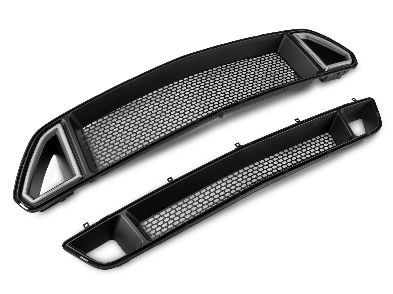 RTR Mustang Grille with LED Accent Vent Lights 389944 (15-17 Mustang GT ...