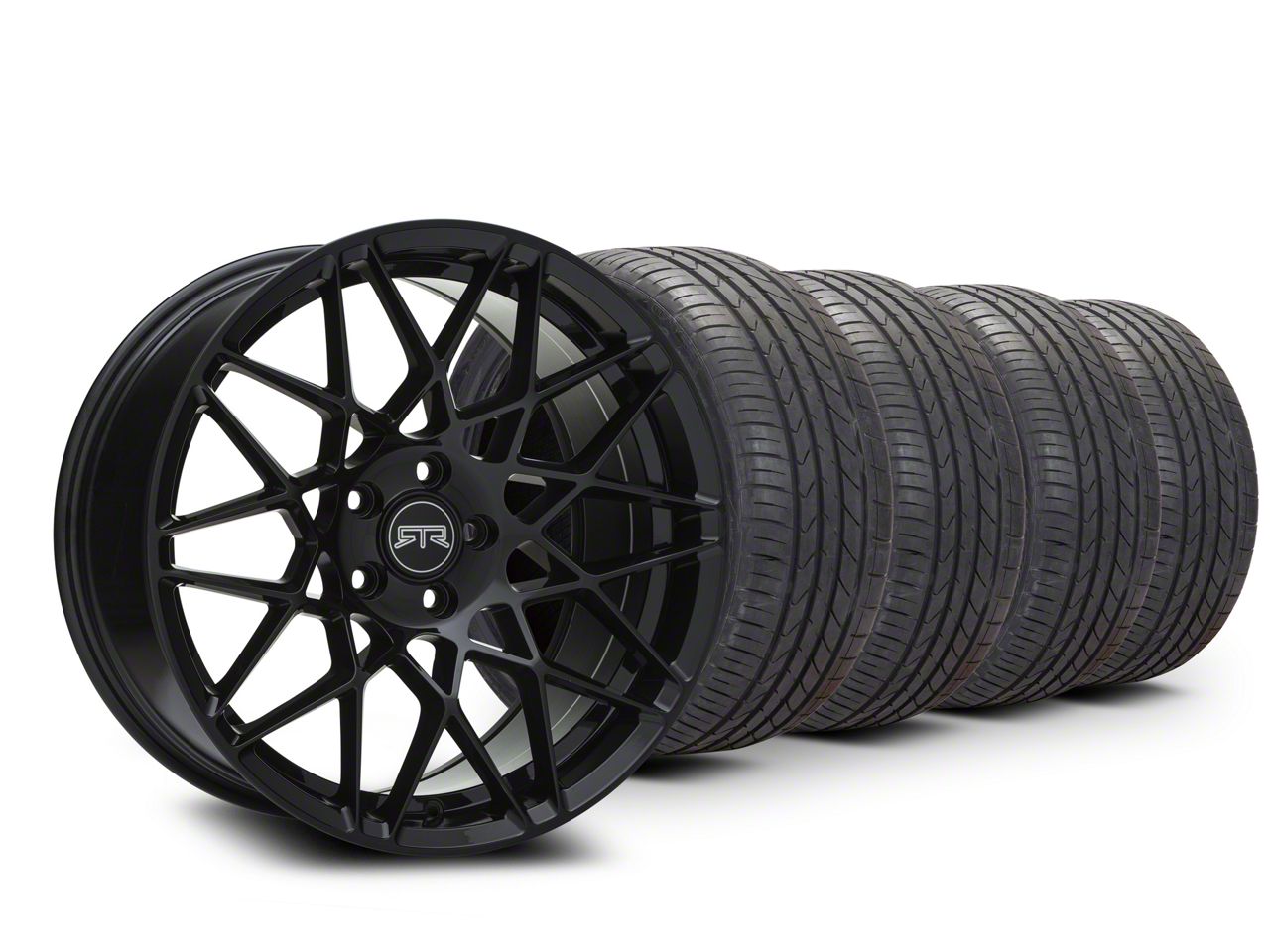 Mustang 19x9.5 RTR Tech Mesh & Atturo All-Season AZ850 Tire Package (15 ...