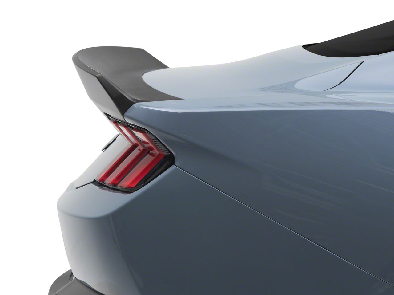 RTR Mustang Rear Spoiler; Matte Black 11011.0009.12.A (24-25 Mustang ...