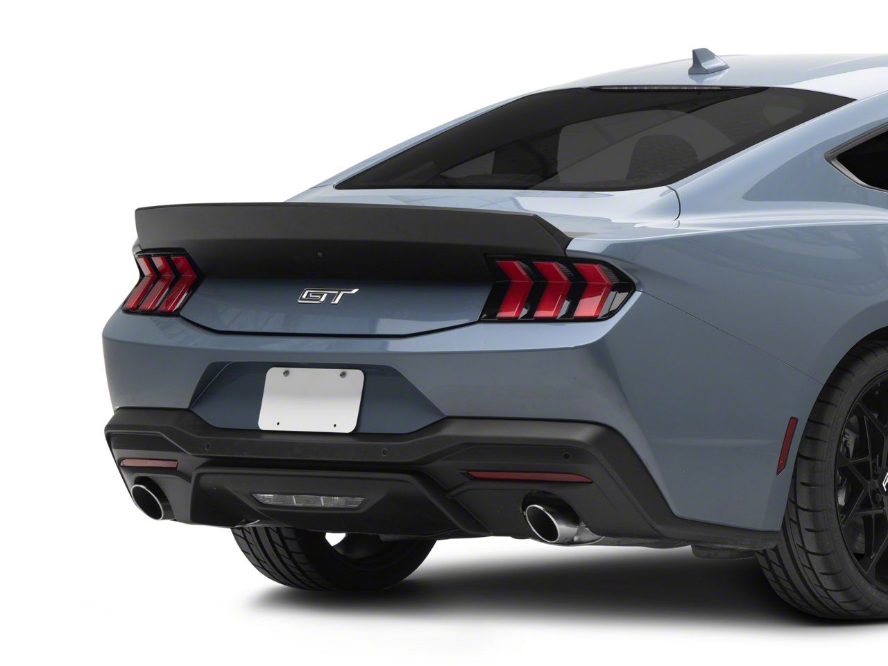 RTR Mustang Rear Spoiler; Matte Black 11011.0009.12.A (24-25 Mustang ...