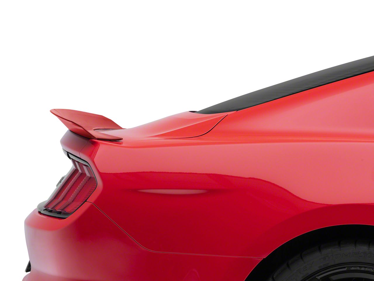 RTR Mustang Rear Spoiler; Unpainted 406704 (15-23 Mustang) - Free Shipping