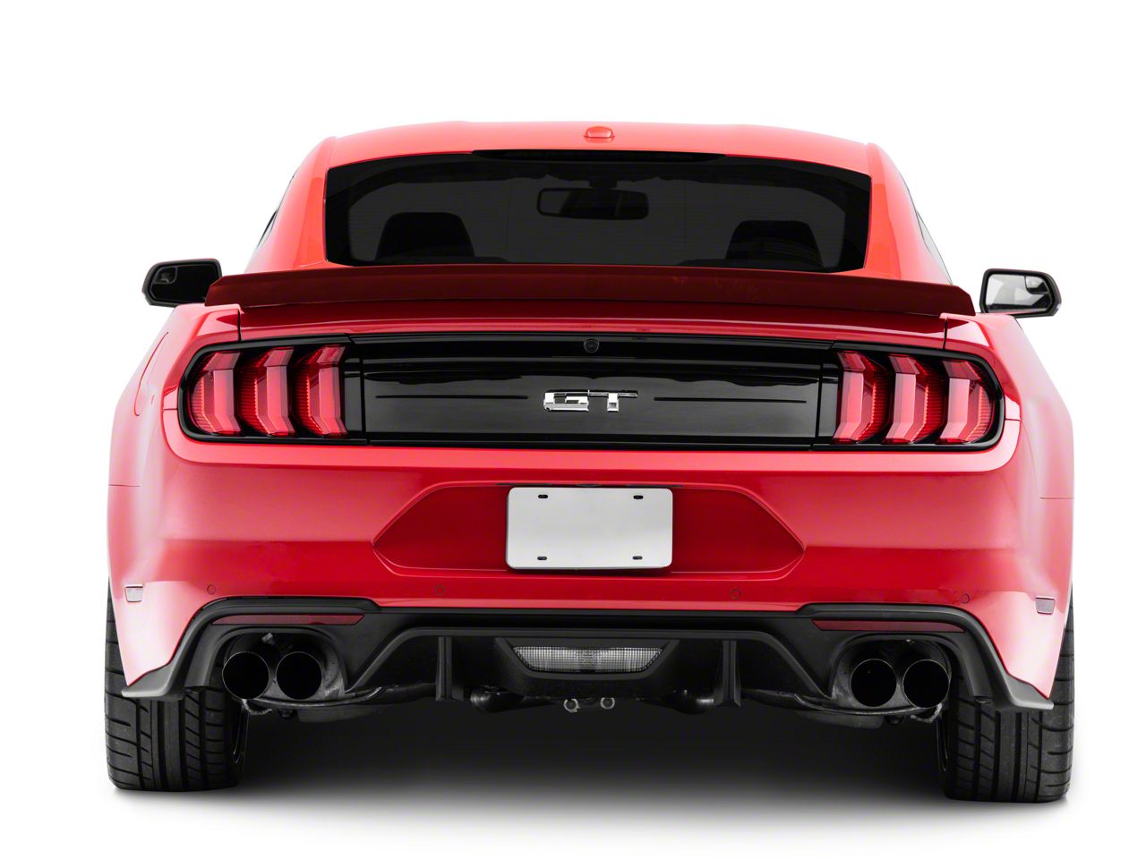 RTR Mustang Rear Spoiler; Unpainted 406704 (15-23 Mustang) - Free Shipping