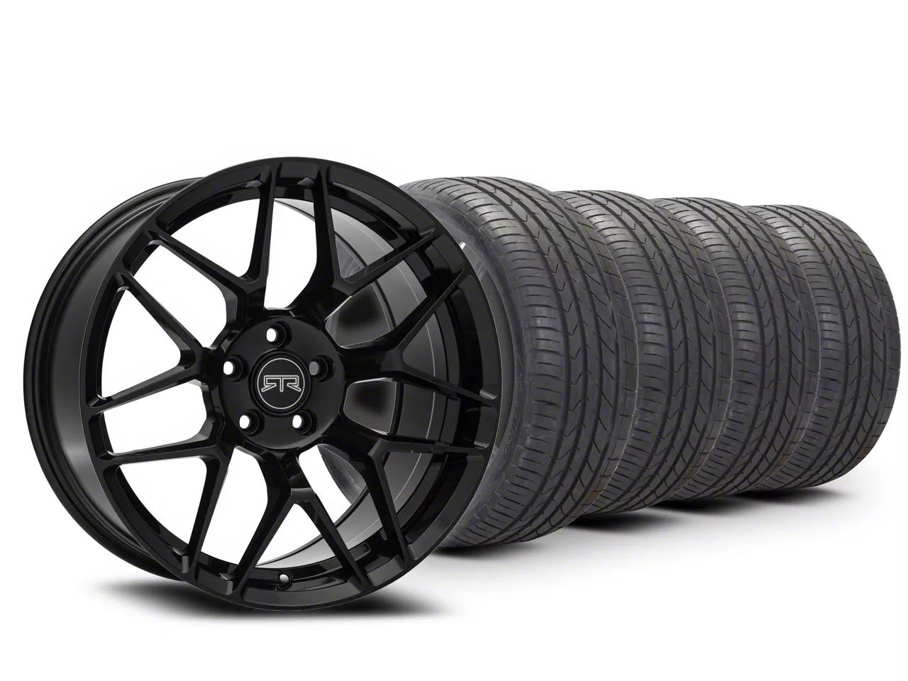 Mustang 19x9.5 RTR Tech 7 Wheel & Atturo All-Season AZ850 Tire Package ...