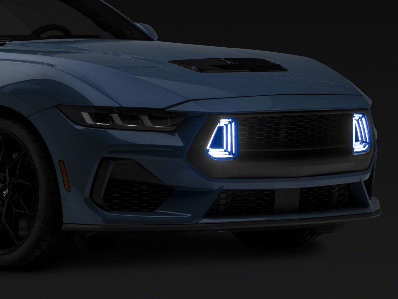 RTR Mustang Upper Grille with LED Air Intakes 11011.0011.99.A (24-25 ...