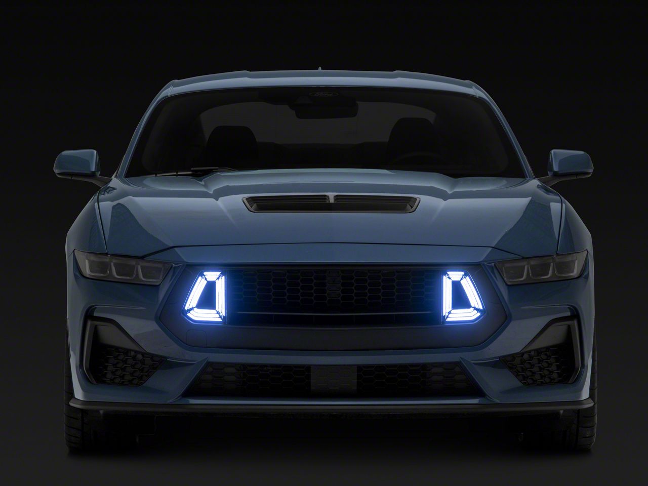 RTR Mustang Upper Grille with LED Air Intakes 11011.0011.99.A (24-25 ...