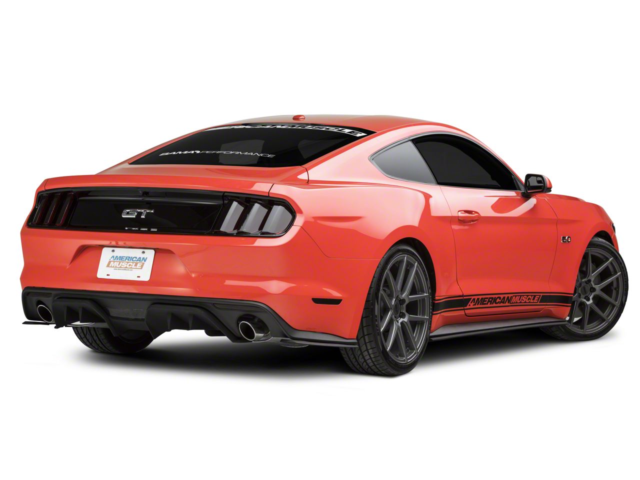 RTR Mustang Rear Diffuser 387381 (15-17 Mustang GT Premium, EcoBoost ...