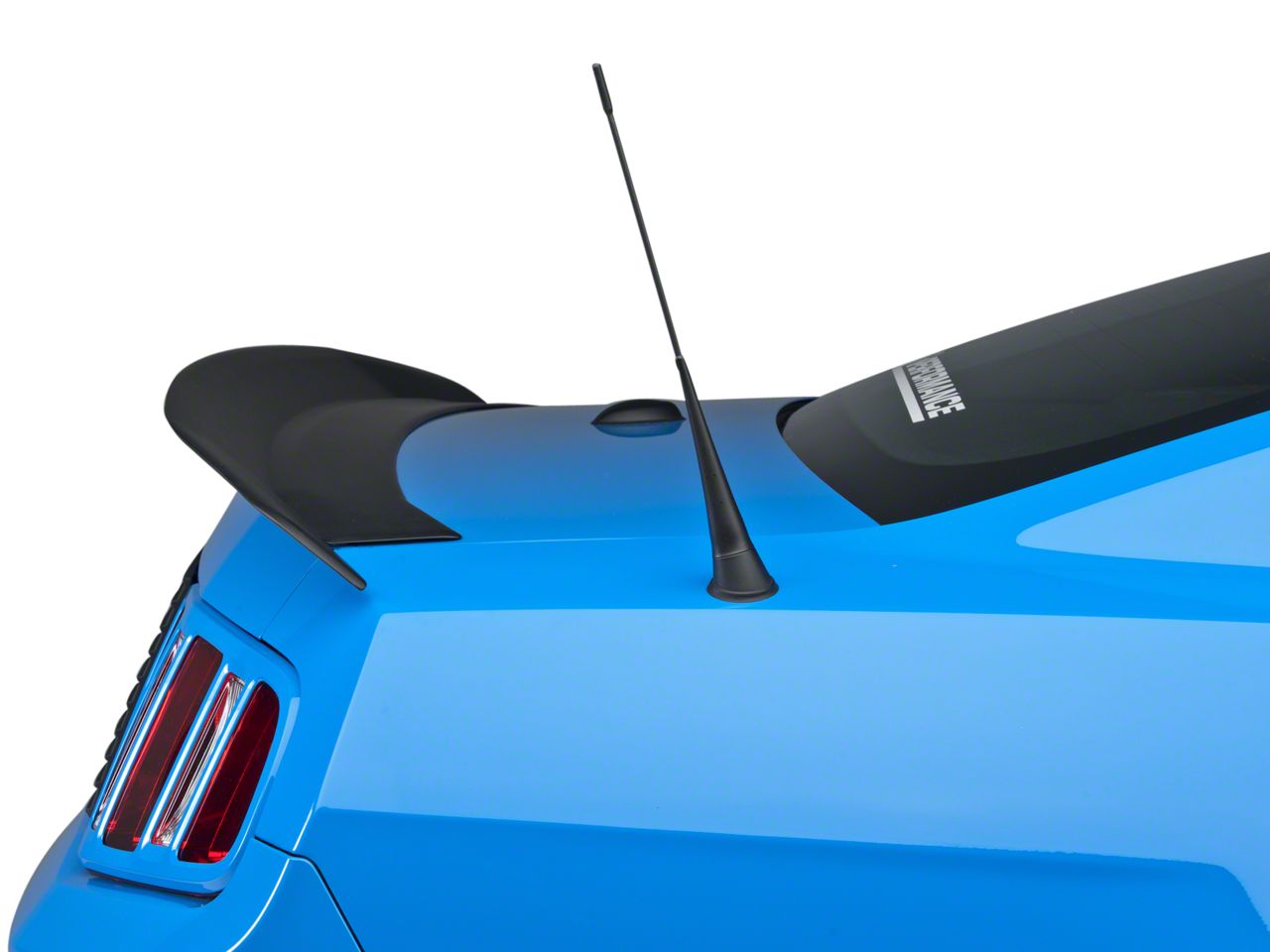 RTR Mustang Aluminum Rear Spoiler; Black 1098-6002-05 (10-14 Mustang ...